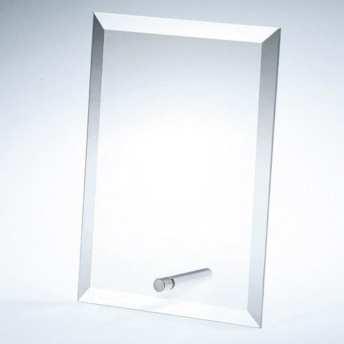 Beveled Vertical Rectangle W/ Aluminum Pole